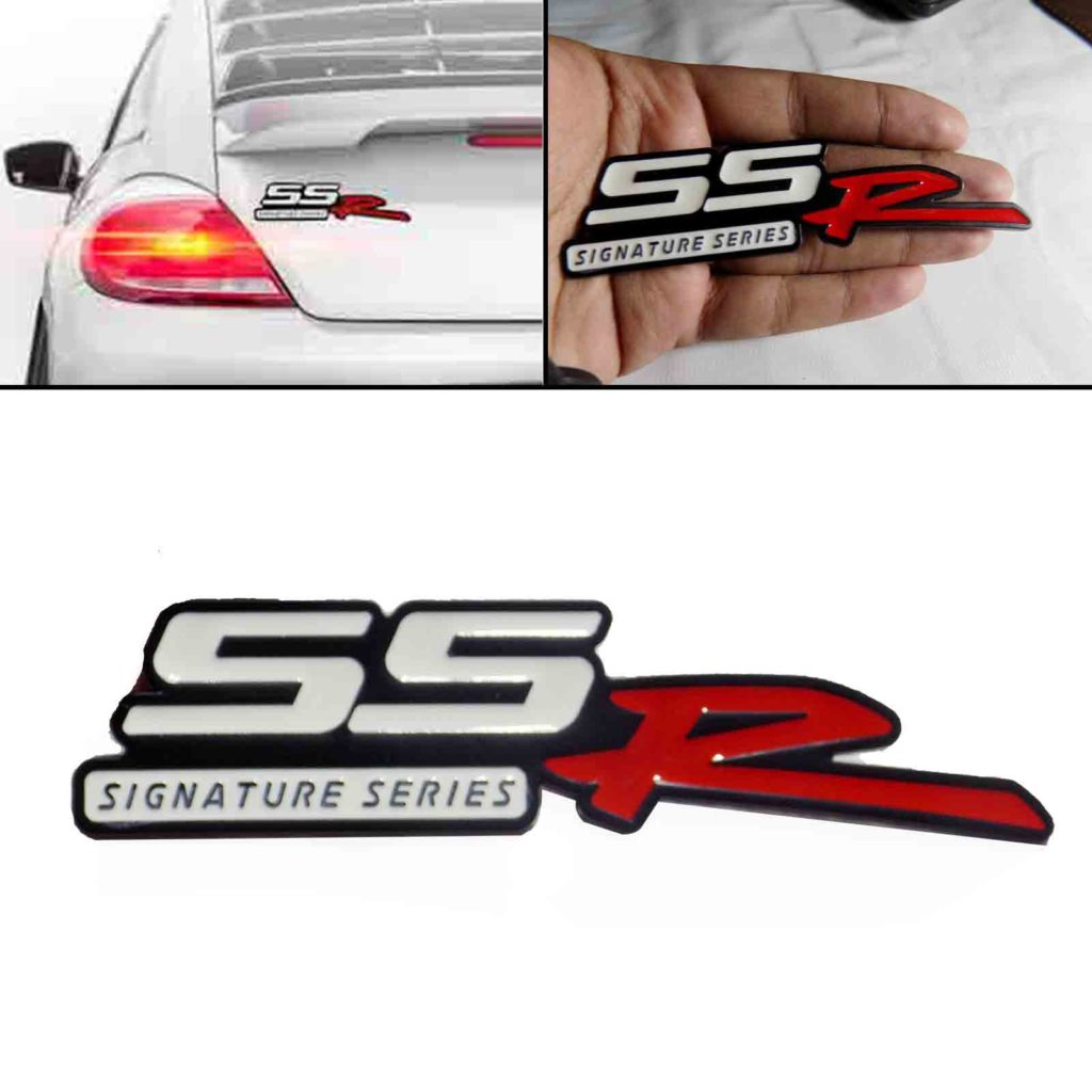 Buy SSR Metal Car Emblem Signature Series Logo – GulAutos.PK