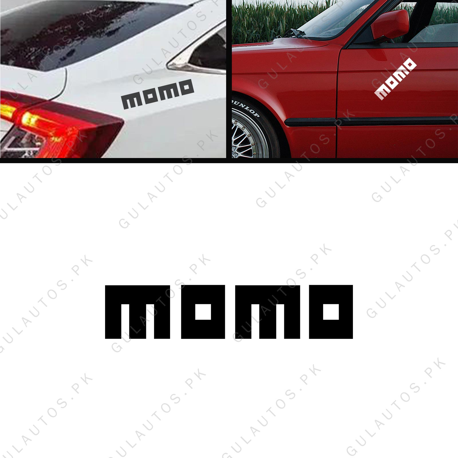 Momo Sticker In Black By Gul Autos