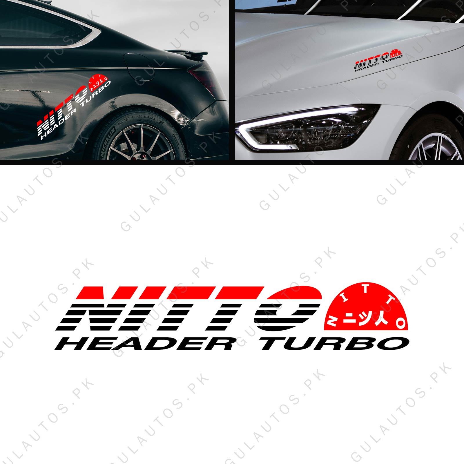 Nitto Header Turbo Sticker By Gul Autos