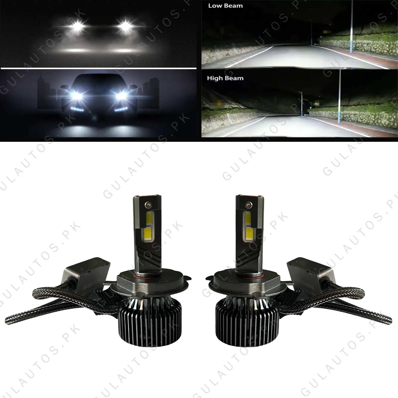 Premium H4 Led Headlights | Led Bulbs By Gul Autos